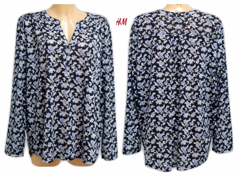 H&M bluza sa cvetnim dezenom (XL)