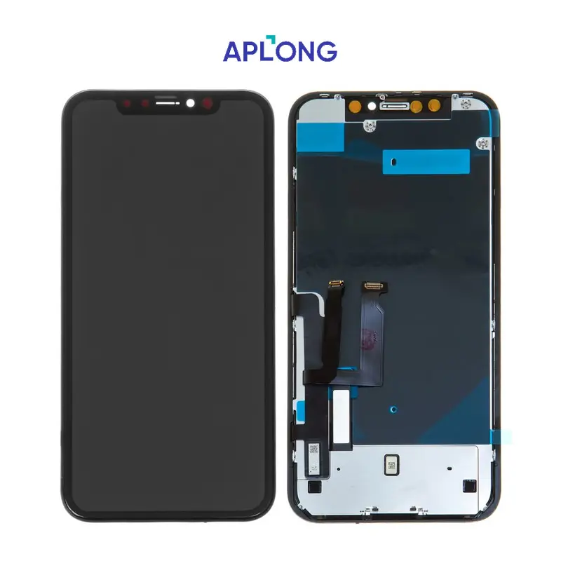 APLONG LCD za telefon IPhone XR + Touch screen, FOG, Crni