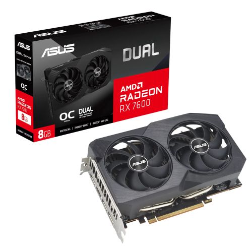 Asus DUAL-RX7600-O8G-V2 Grafička karta GDDR6 8GB 128bit