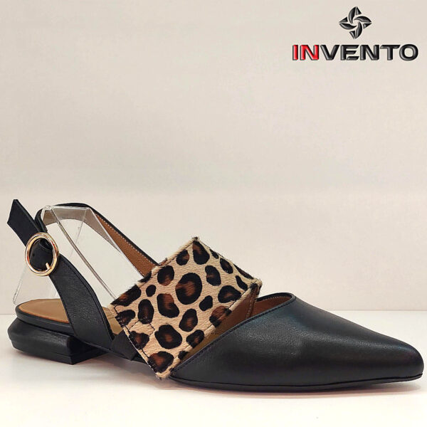“INVENTO” kožne animal print sandale