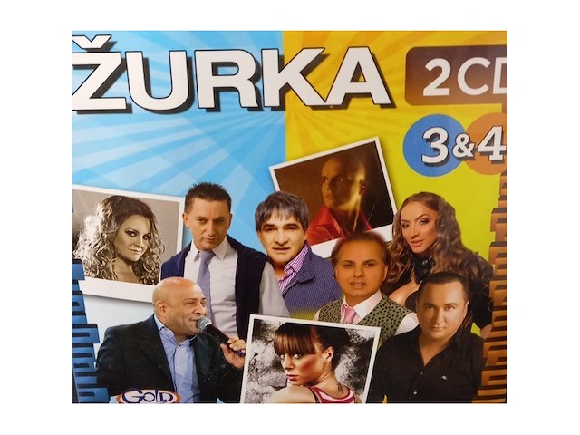 Various – Žurka 3 &; 4 (2X CD) CD KARTON U CELOFANU
