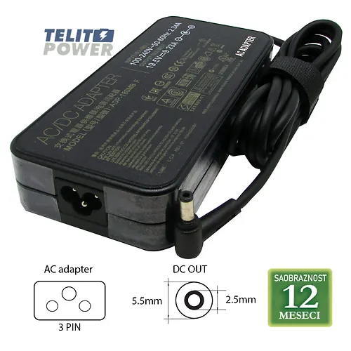 ASUS 19.5V-9.23A ( 5.5 * 2.5 ) ADP-180MB F 180W LAPTOP ADAPTER