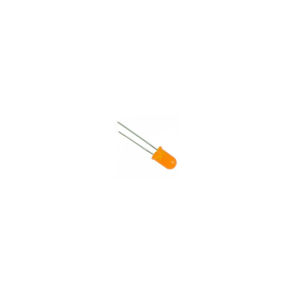 LED-dioda 5mm Oranz 8-30 mcd , 60°