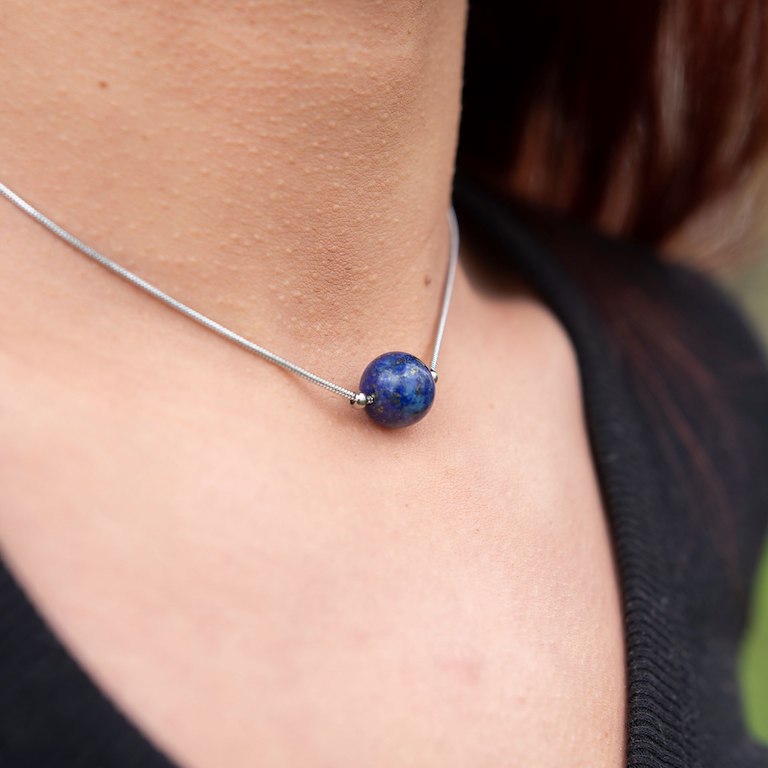 Lapis Lazuli Sfera ogrlica