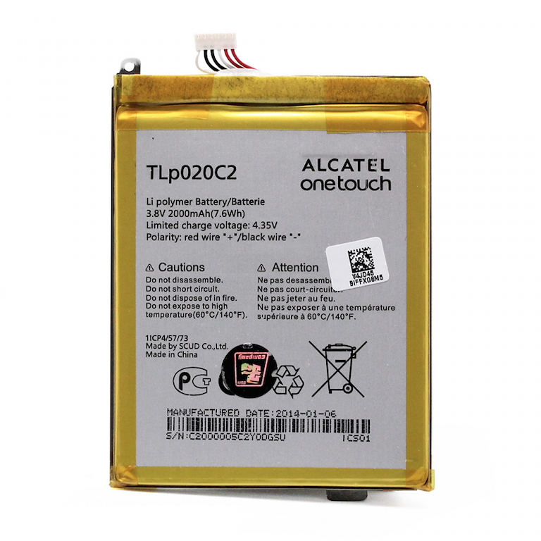 Alcatel OT-6040 Idol X - Baterija ORG
