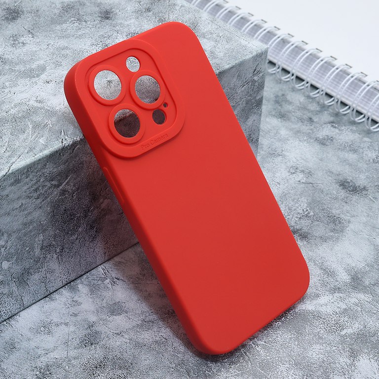 Pro iPhone 14 Pro - Zastitna silikonska maska (futrola) (6.1) crvena (MS)