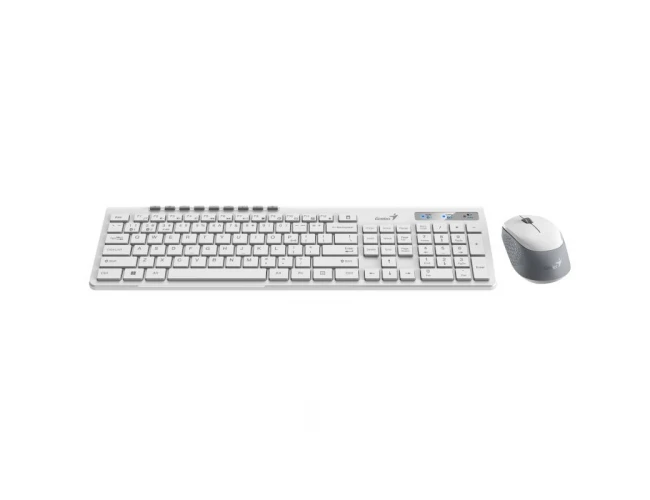 Genius SlimStar 8230 komplet bežična tastatura US+bežični miš 1200dpi beli