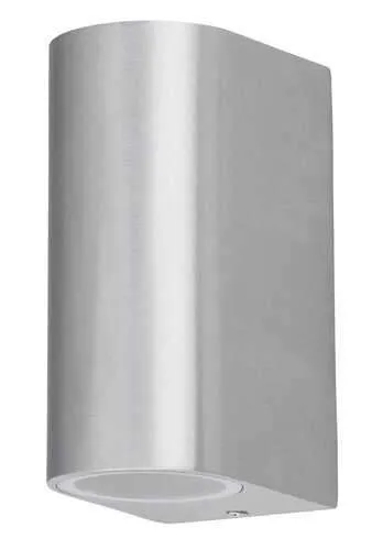 Spoljna zidna Svetiljka Chile GU10 2x MAX 35 brušeni aluminijum