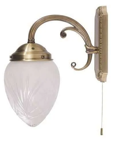 Zidna lampa Annabella E14 1x MAX 40 bronzana