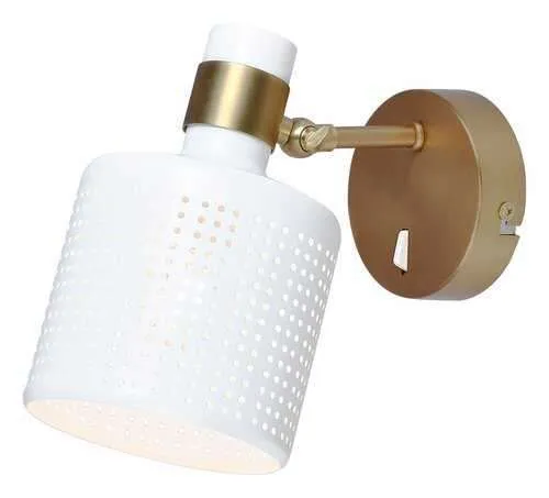 Zidna lampa Alberta E27 1x MAX 9 zlatna