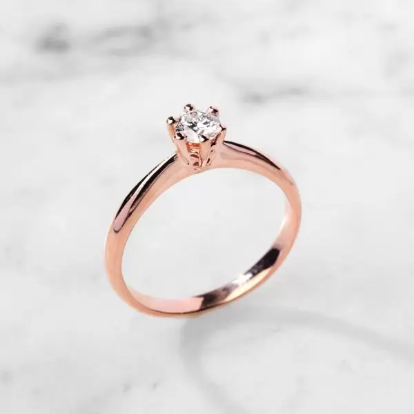 Verenički prsten – roze zlato, 4119