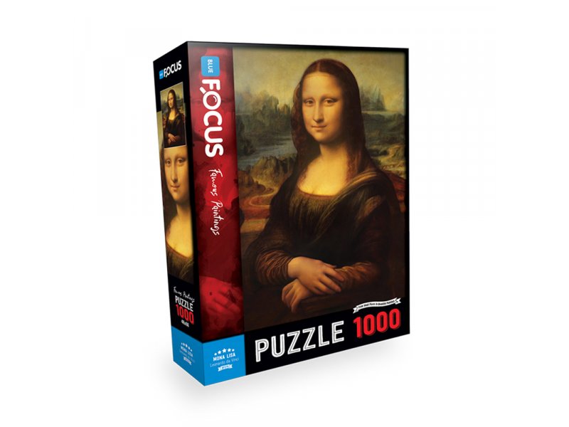 Blue Focus Puzzle 1000 Delova Mona Liza