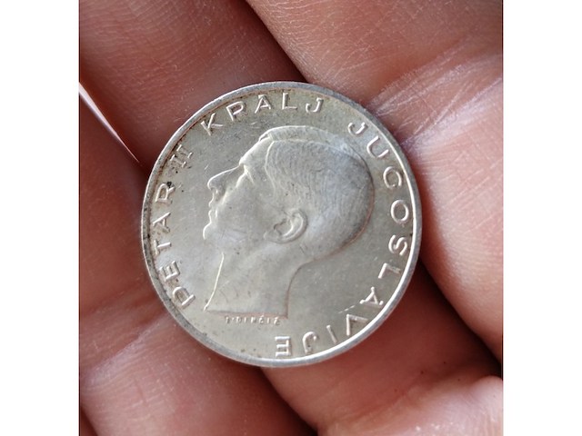 Kraljevina Jugoslavija 20 dinara 1938. srebro