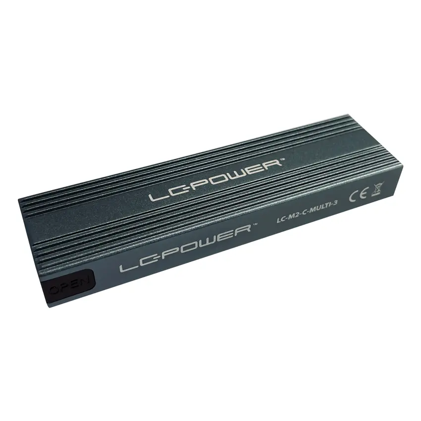 LC POWER HDD Rack 2.5 SATA USB C LC-M2-C-MULTI-3 NVME/M.2
