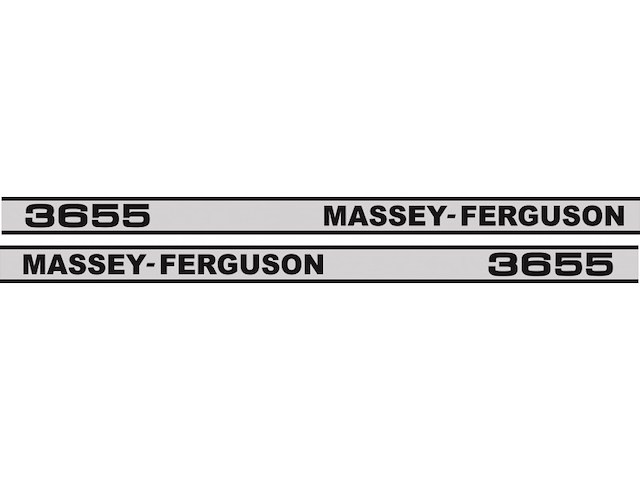 MASSEY FERGUSON 3655 - Nalepnice za traktor