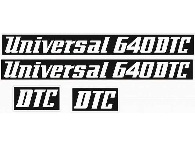 UNIVERSAL 640 -  nalepnice za traktor