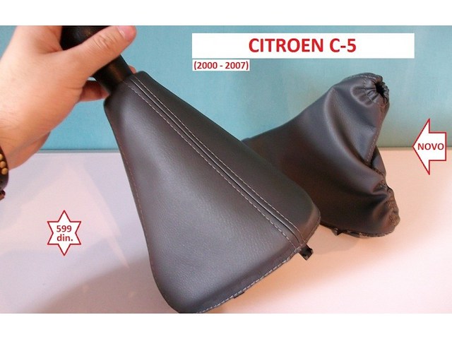 CITROEN C5 (2000 - 2007) kožica menjača i ručne NOVO