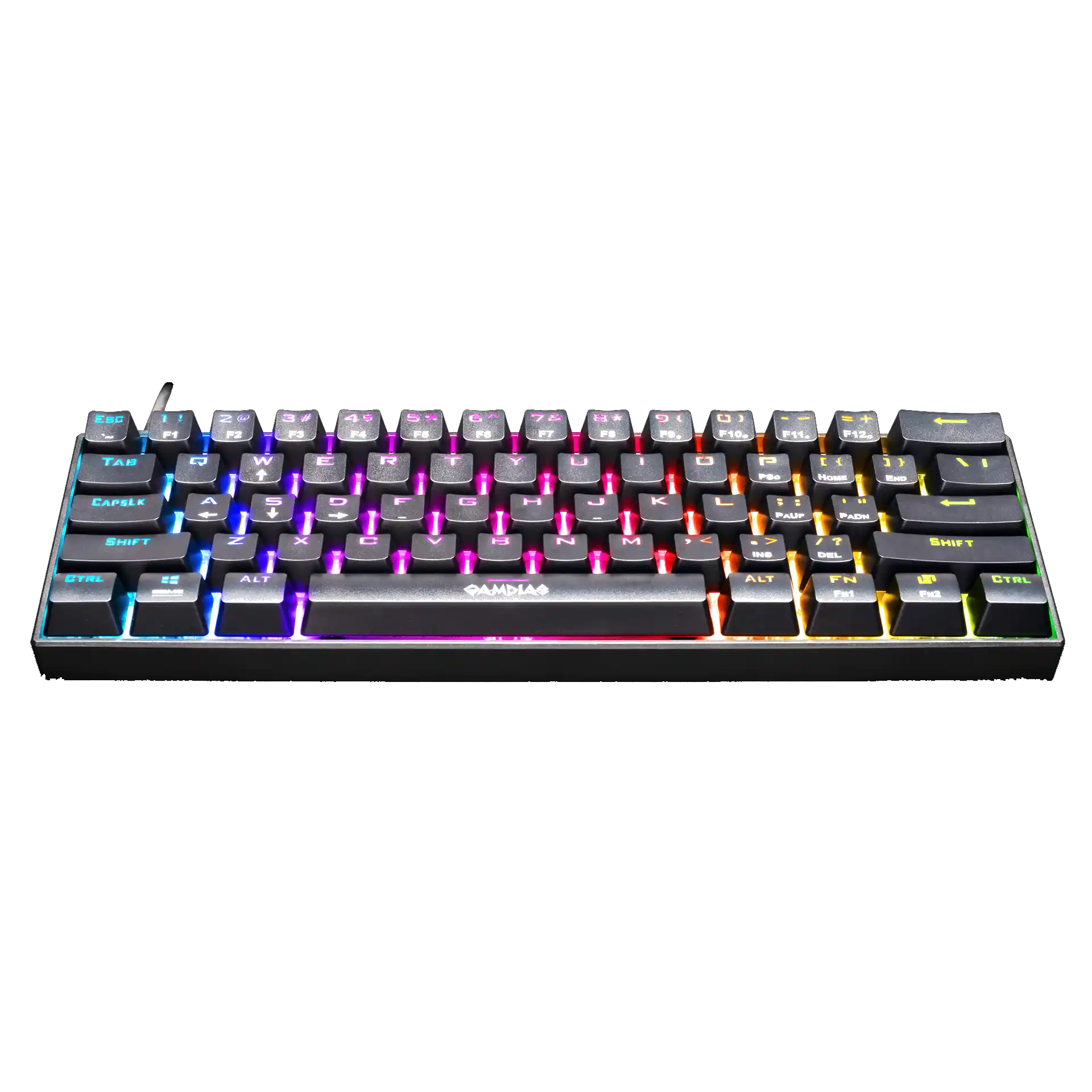 Tastatura Gamdias Hermes E3 RGB mehanička, crna,blue switch