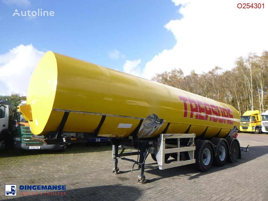 Crane Fruehauf Food (beer) tank inox 30 m3 / 2 comp cisterna za prevoz hrane