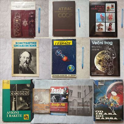 11 knjiga - svemir,SSSR, Tesla, Jevrejsko pletenje