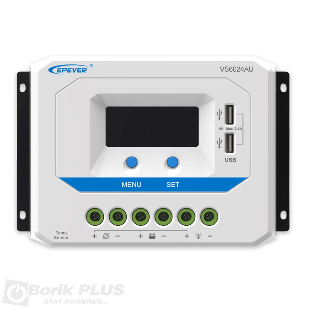 Kontroler punjenja solarnog sistema 60A 12/24V VS6024AU LCD