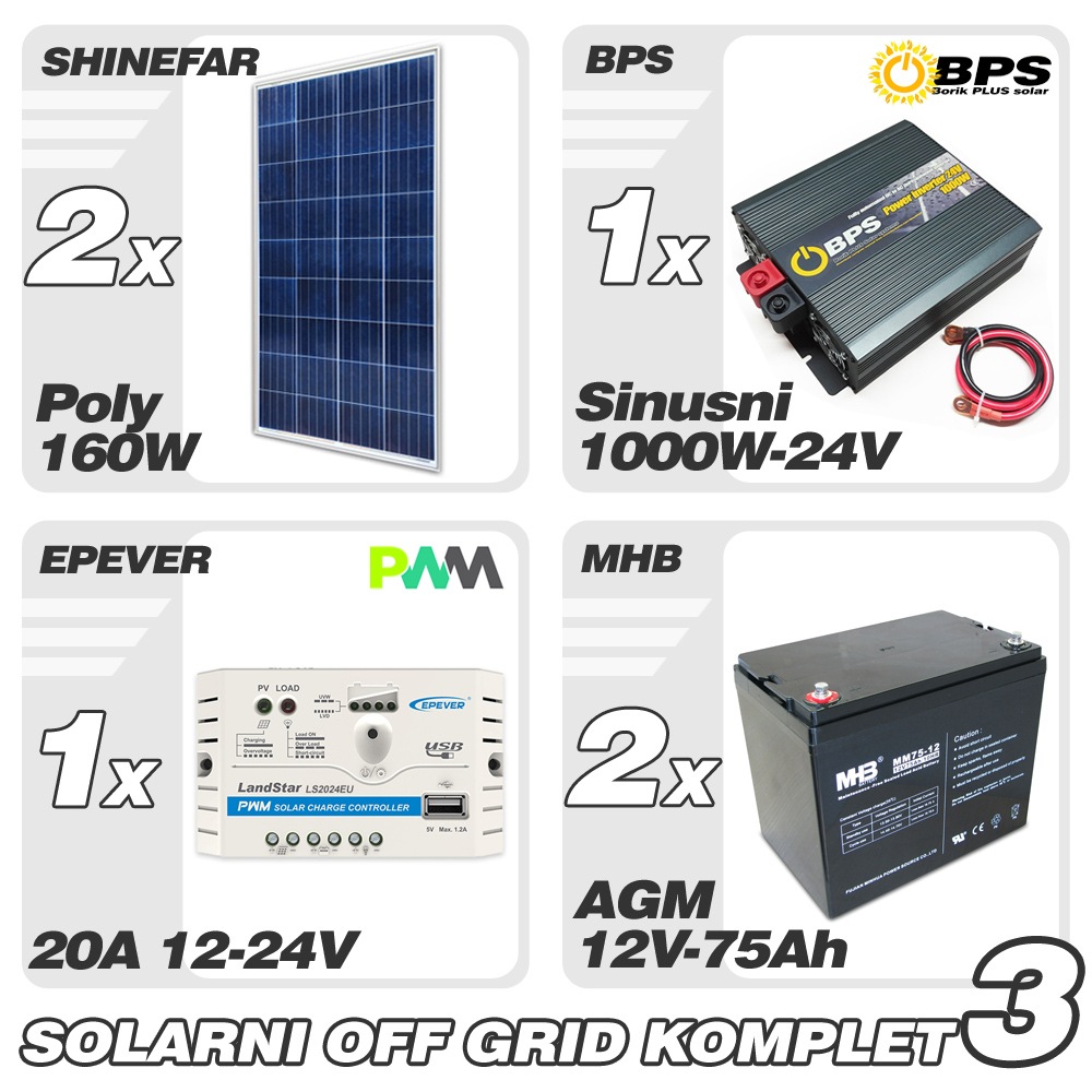 Solarni fotonaponski komplet 3