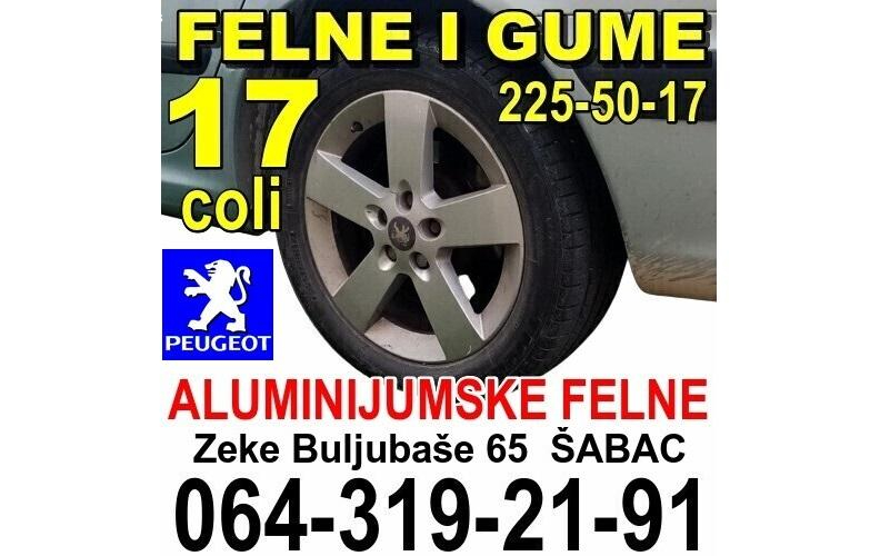Aluminijumske FELNE 17 coli i GUME 225 50 17