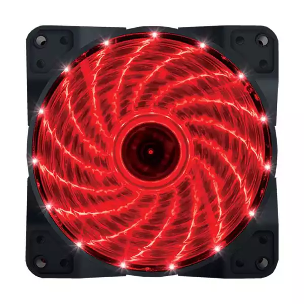 Cooler 120x120mm Zeus Red Backlit