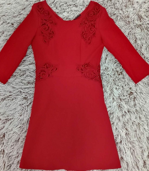 SISLEY crvena haljina za svečane prilike