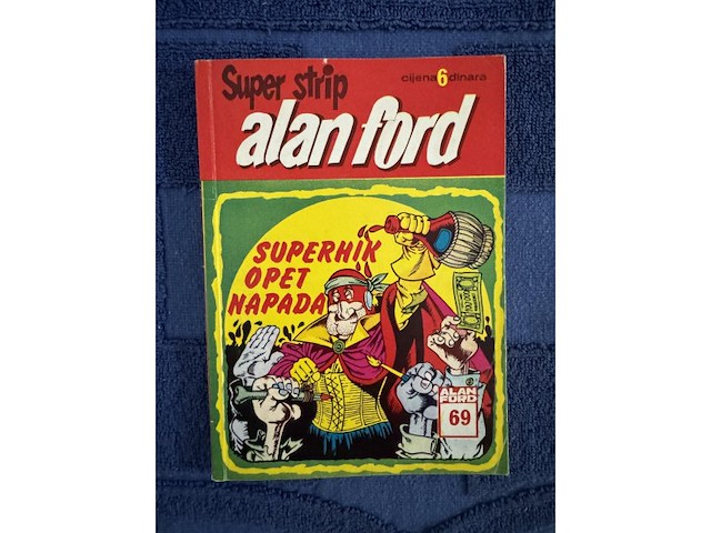 ALAN  FORD  69 SUPERHIK OPET NAPADA  vjesnik