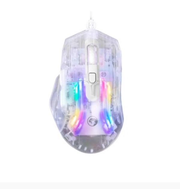 Mouse USB MARVO M413 Transparent