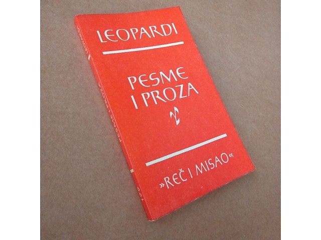 Đakomo Leopardi - Pesme i proza