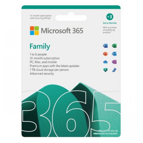 Microsoft Office 365 Family pretplata 1 godina za 6 korisnika | 6GQ-01890