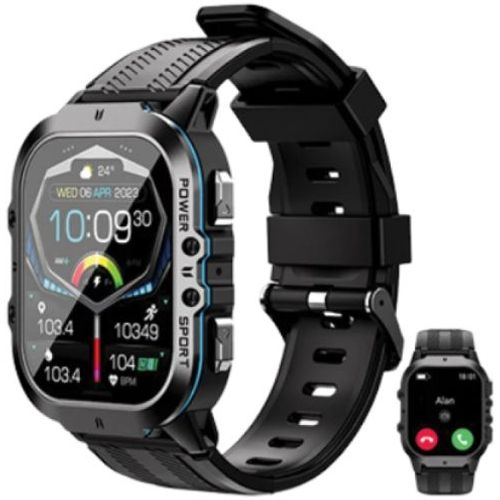 Oukitel BT20 Smart Watch Sport Rugged 350mAh/Heart rate/SpO2/Accelerometer/Crni