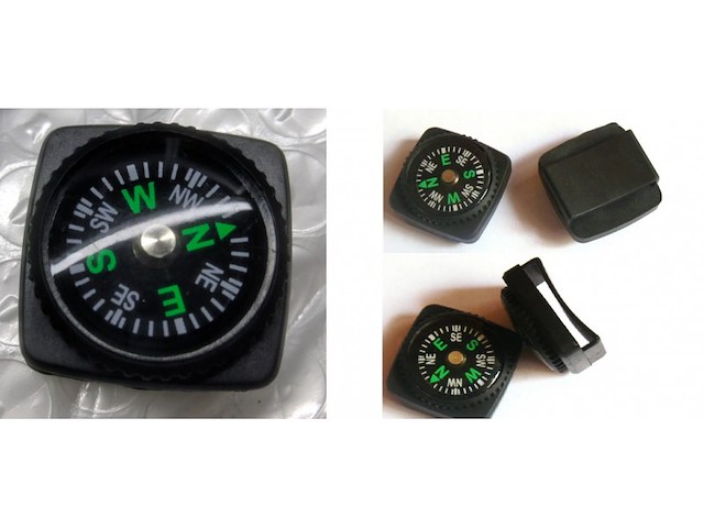 Mini kompas (busola) za kaiš ručnog sata