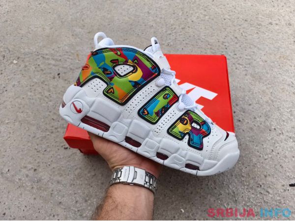 Nike Air More UpTempo Peace Love Swoosh