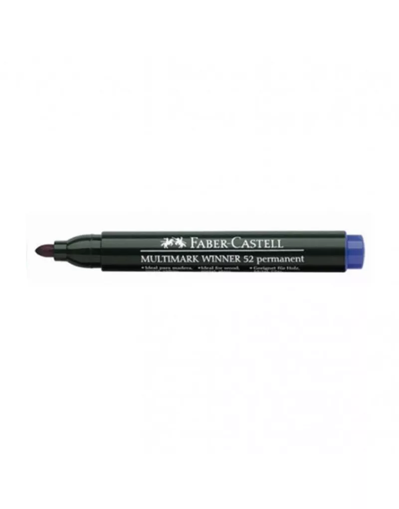 Permanent Marker Faber Castell plavi obli 52 13864 157851
