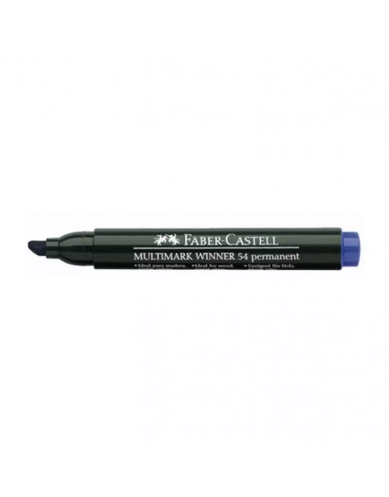 Permanent Marker Faber Castell plavi kosi vrh 54 08231 157951