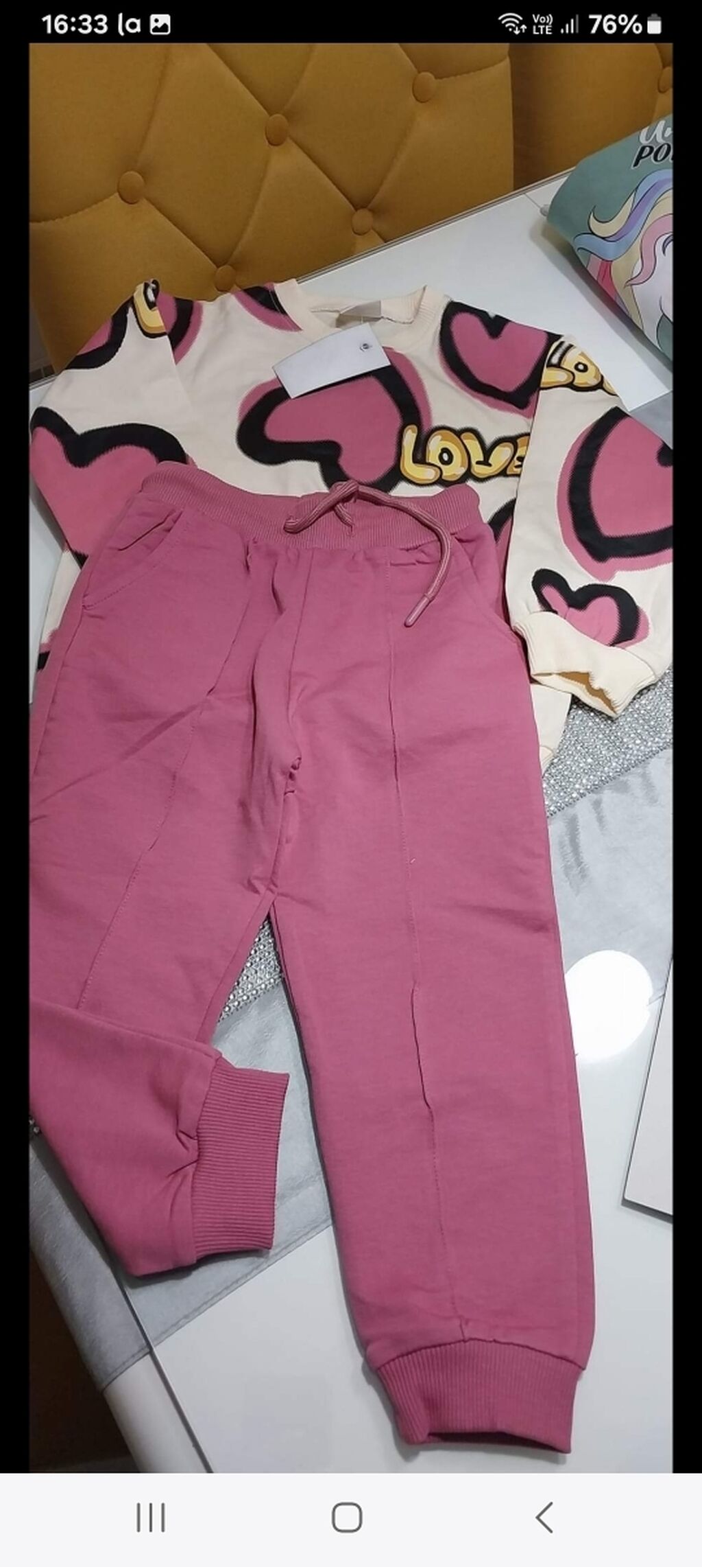 Zara, Komplet: Pantalone, Duks, 98