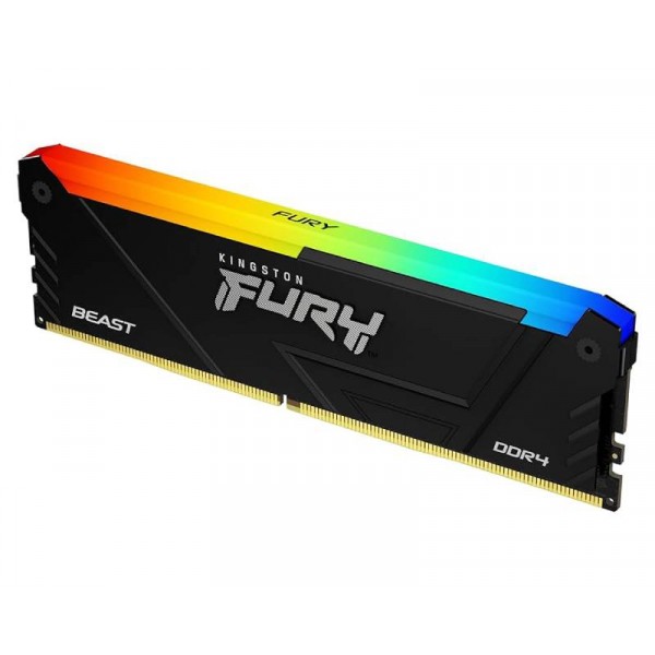 Kingston DIMM DDR4 8GB 3200MT/s KF432C16BB2A/8 Fury Beast RGB Black XMP