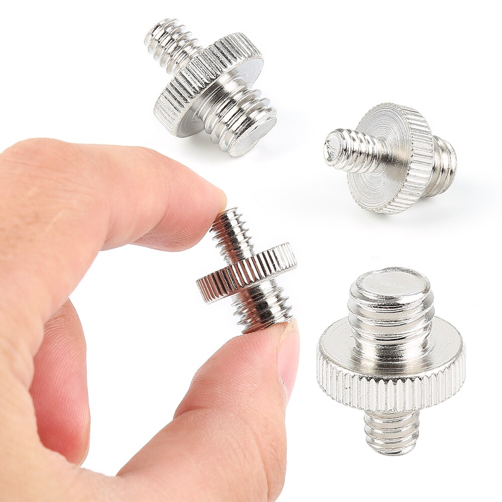 JJC 1/4" to 3/8" double male adapter