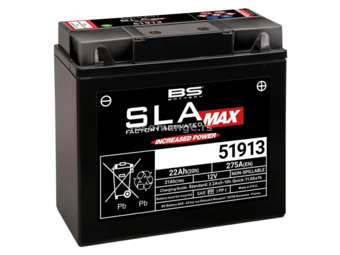 Akumulator za motor BS 12V 20Ah gel SLA Max 51913 desni plus (181x76x167) 275A