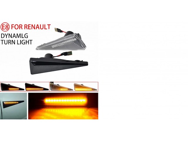 Dinamički LED bočni žmigavac - RENAULT