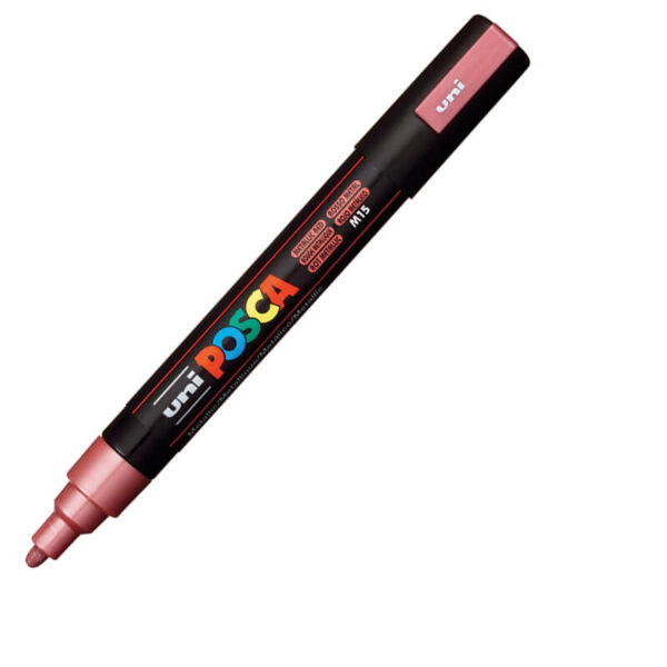 UNI Akrilni Marker POSCA 1.8-2.5mm (PC-5M Metalik crvena)