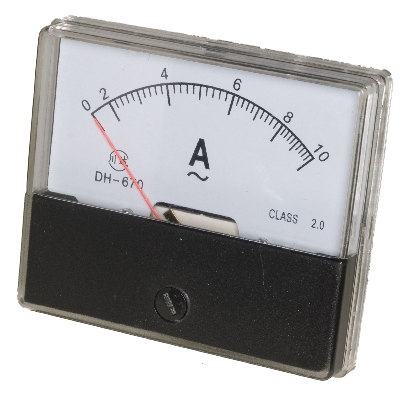 Indikator, analogni, Klasa 2.0, 70x60x42mm, ampermetar, 10A AC