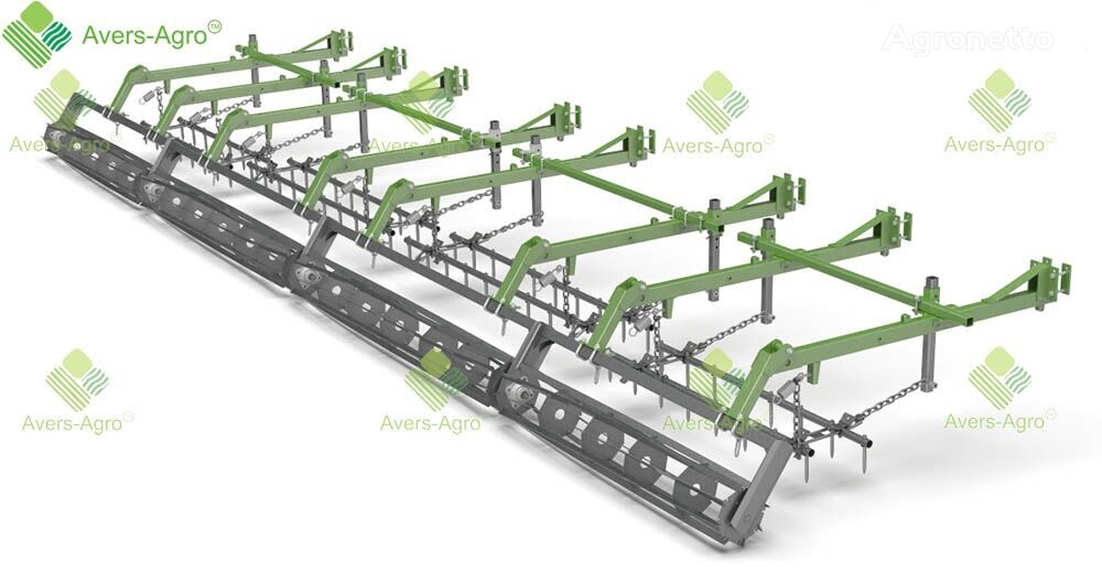 Nova Rollers packaged on the cultivator ASK 9.30 with double row toot zupčasta drljača