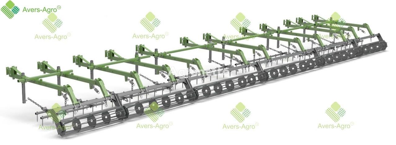 Nova Rollers packaged on the cultivator ASK 18.30 with double row too zupčasta drljača