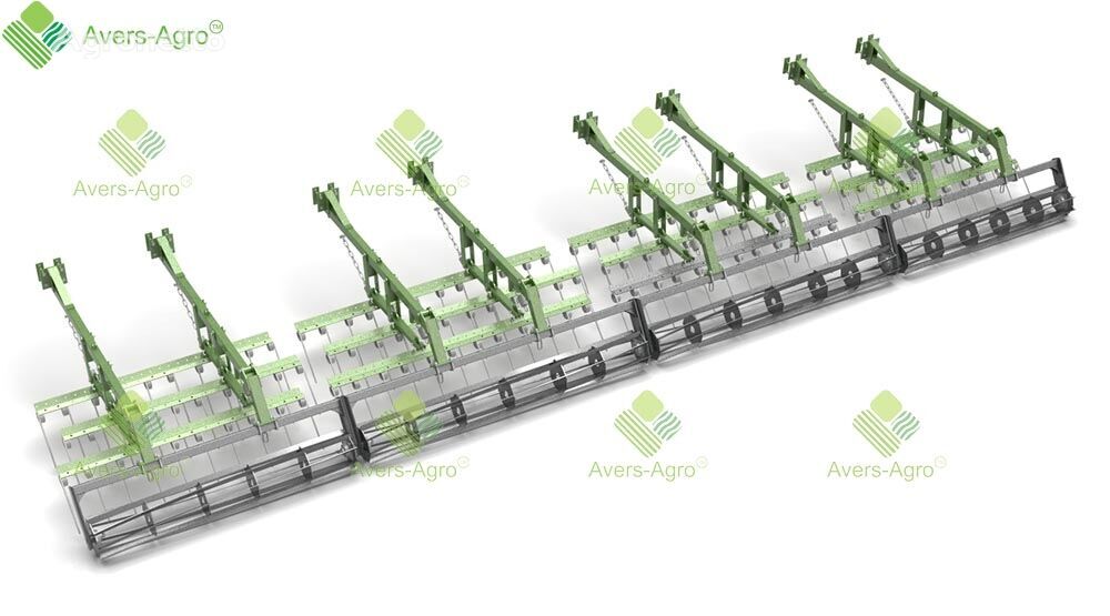 Nova Rollers packaged on the cultivator ASK 9.30 with a three row spr opružna drljača