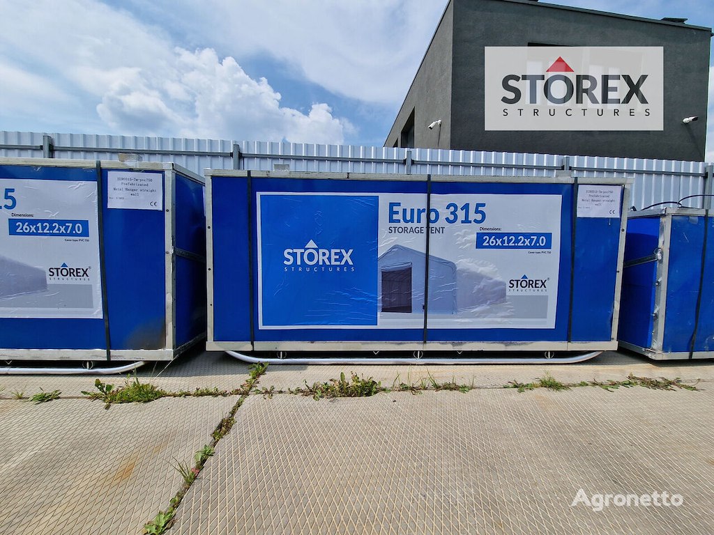 Novi Tentinis angaras EURO | Storage tent shelter šatorski hangar