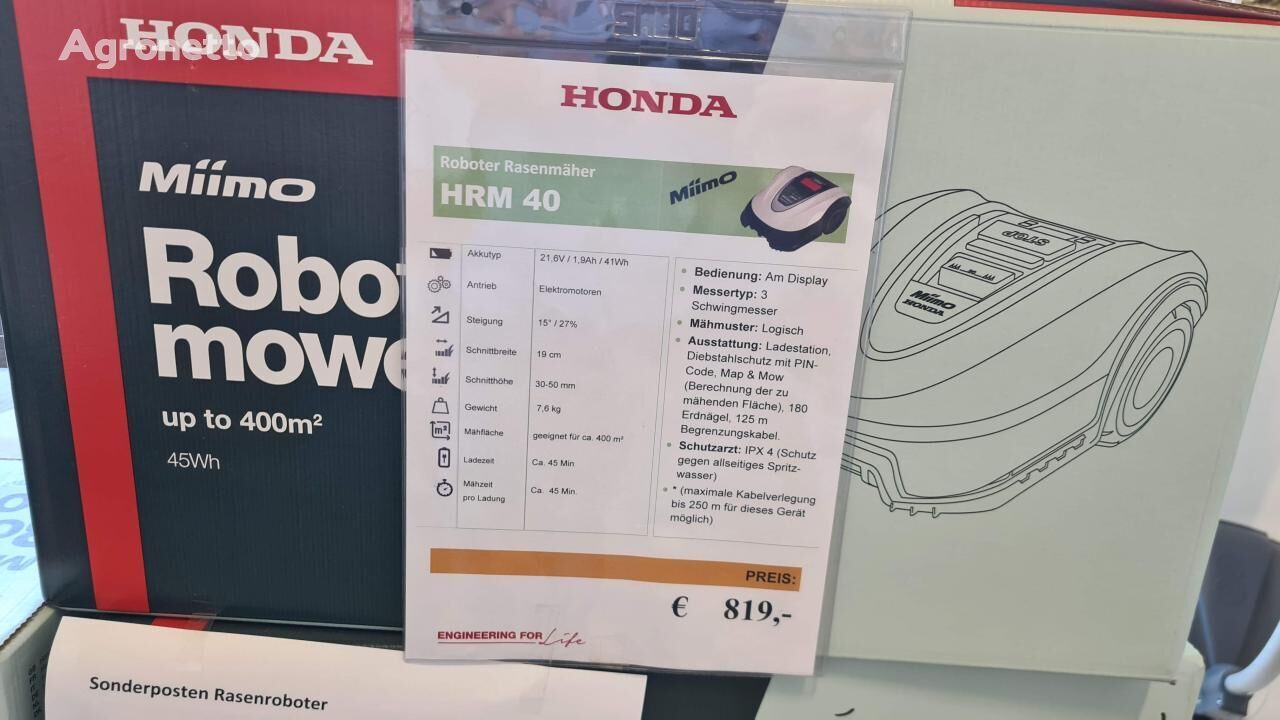 Nova Honda MIIMO 40 HRM40E E robotska kosilica